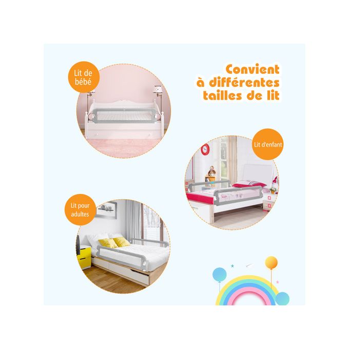 Les Enfants Guimo BARRIERE DE LIT DE SECURITE 120*48.5*35 cm – youbitoys