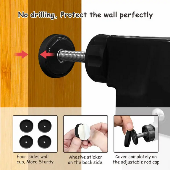 Barrière sécurité pour porte, escalier, couloirs pour bébé et enfants ...